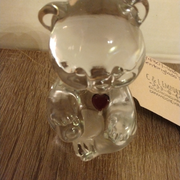 Fenton | Accents | Fenton Glass Teddy Bear Figurine | Poshmark